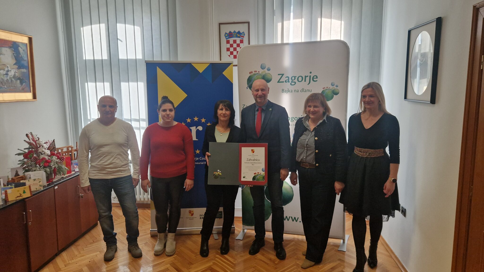 Župan Kolar upriličio prijem za predstavnike KUD-a Ilirci povodom ...
